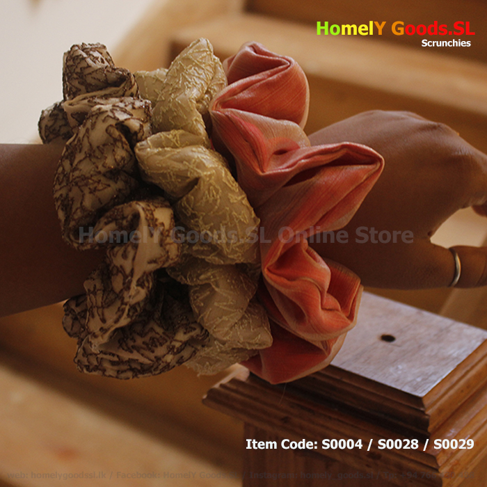 Scrunchies | S0004, S0028, S0029, S0030 – HomelY Goods online store